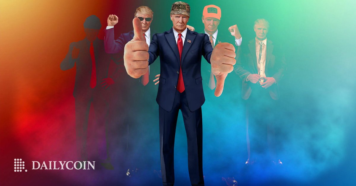 Donald Trump's Second NFT Collection Takes a Nosedive - DailyCoin