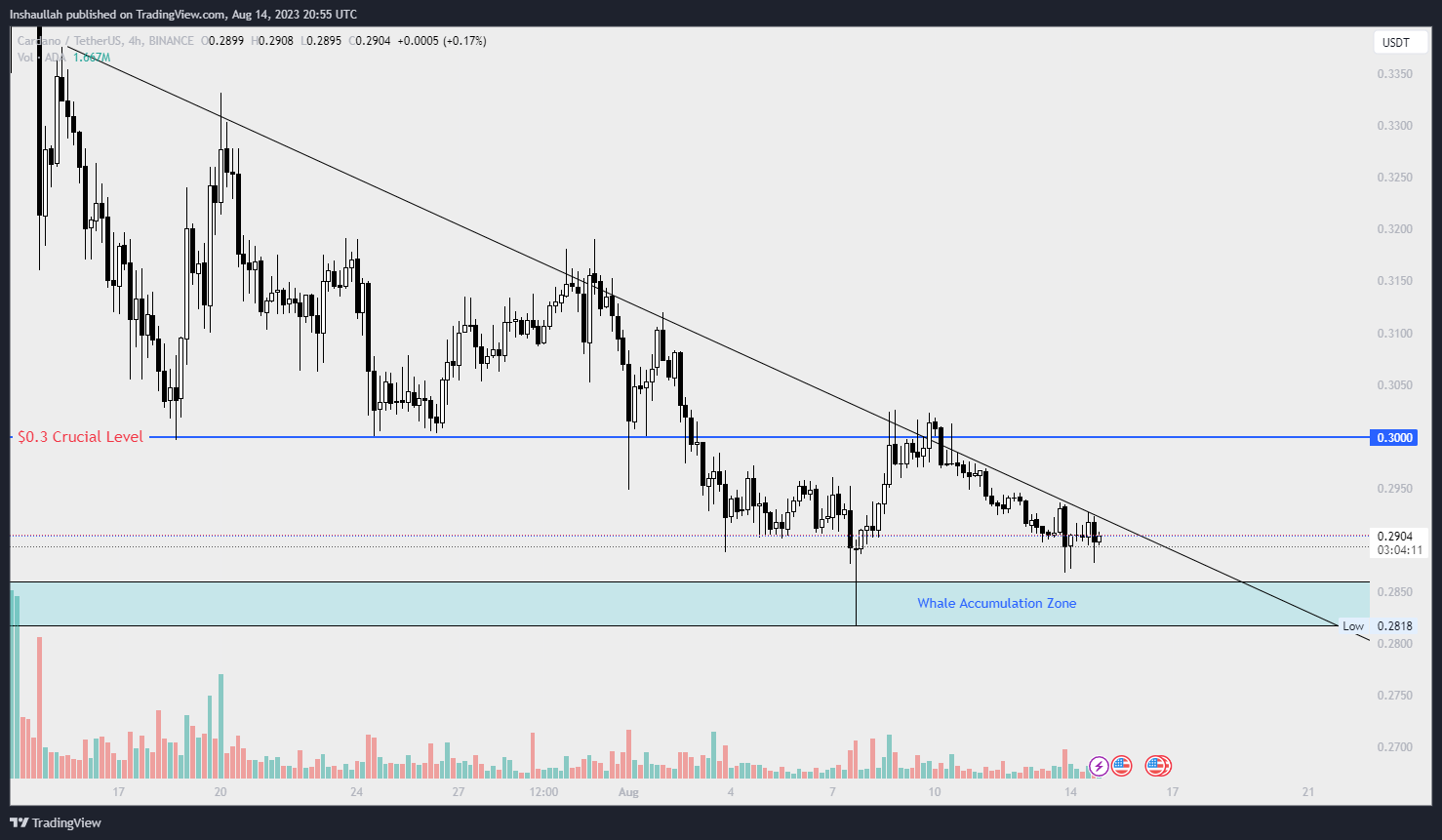 Cardano Bulls Botch Support, ADA Drops 11% - DailyCoin