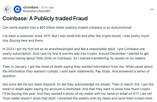 Coinbase Withdrawal Issues Leave Users Furious at Support - DailyCoin